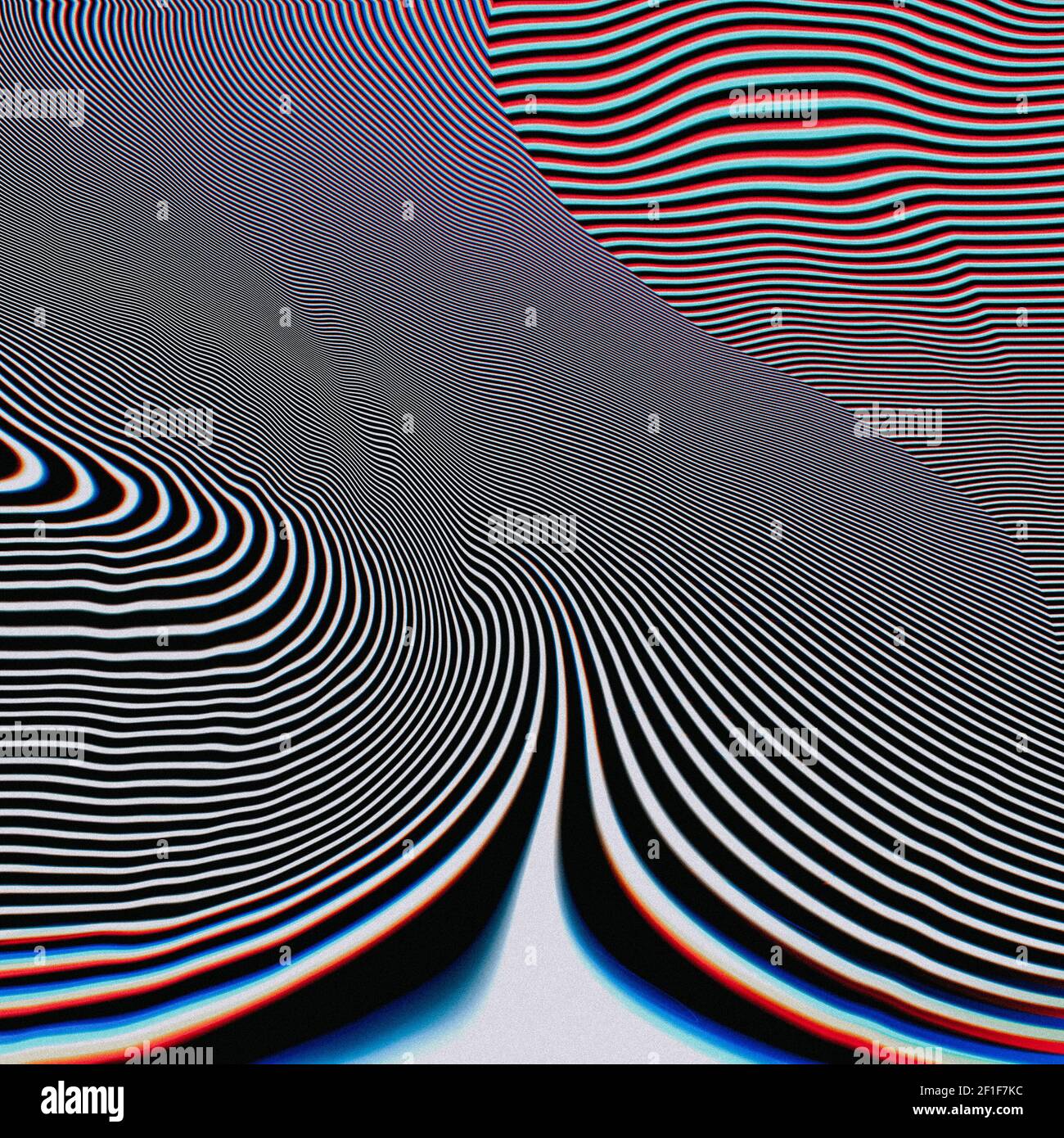 An abstract striped illustration for wallpaper and background Stock ...