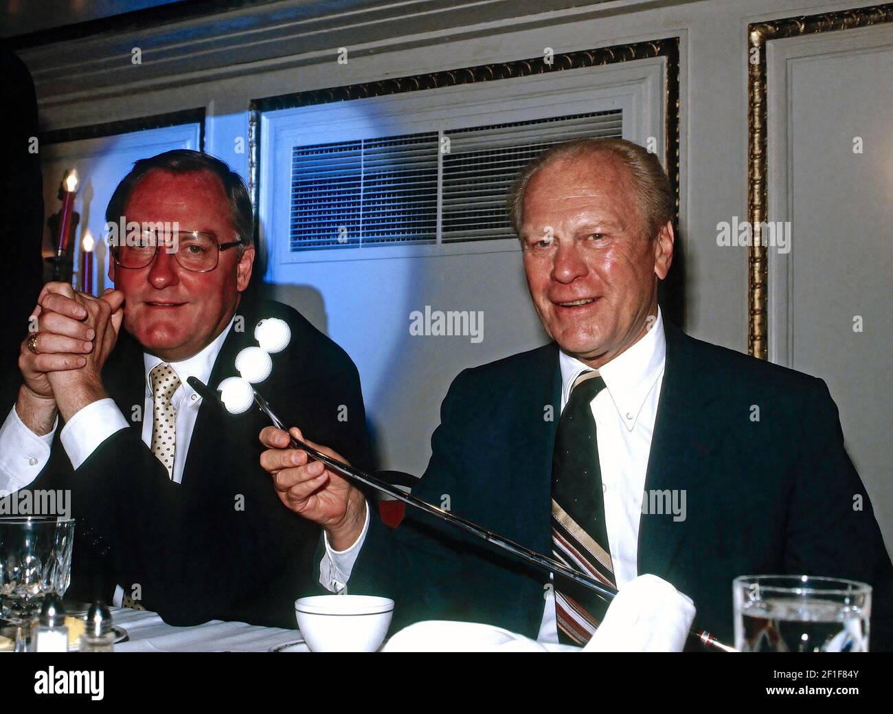 Gerald ford in 1986 hi-res stock photography and images - Alamy