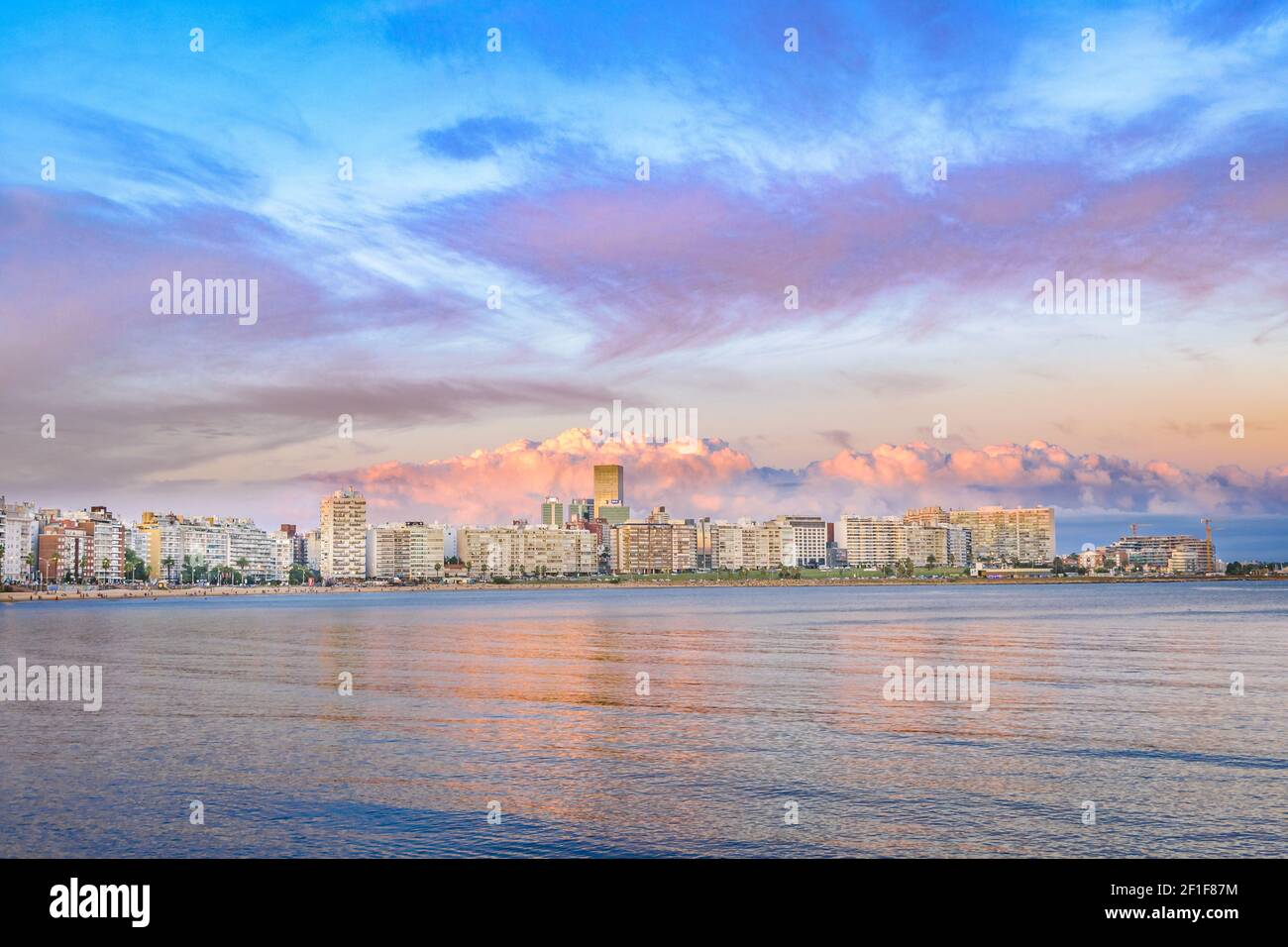 Montevideo Skyline Scene Stock Photo - Alamy