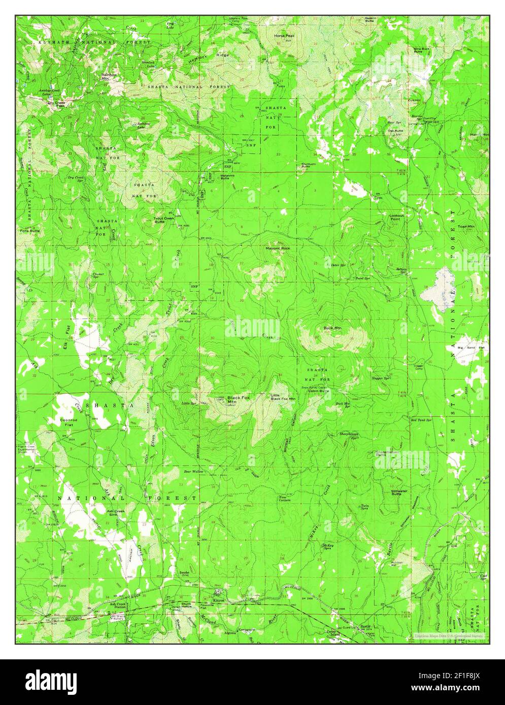 Bartle, California, map 1961, 1:62500, United States of America by ...