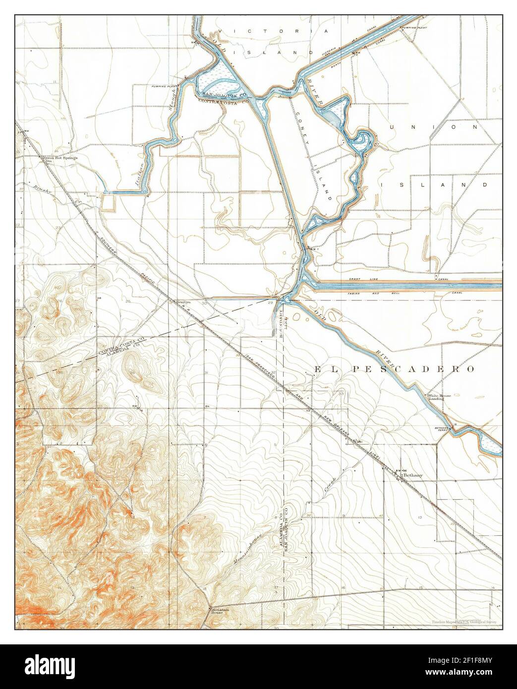 Bethany map hi-res stock photography and images - Alamy