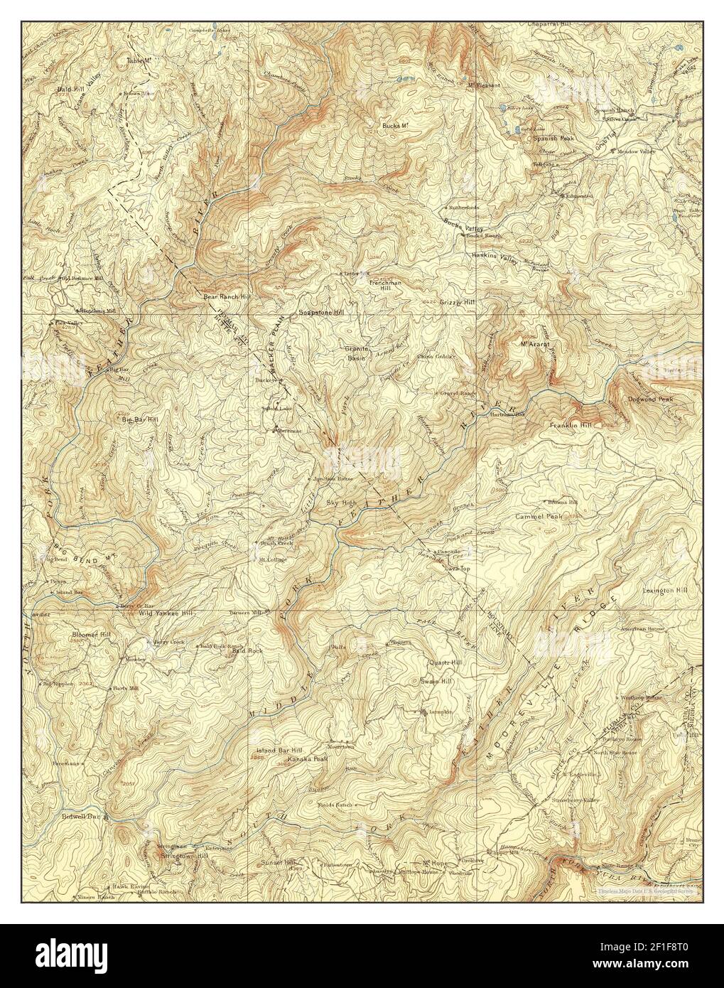 Bidwell map hi-res stock photography and images - Alamy