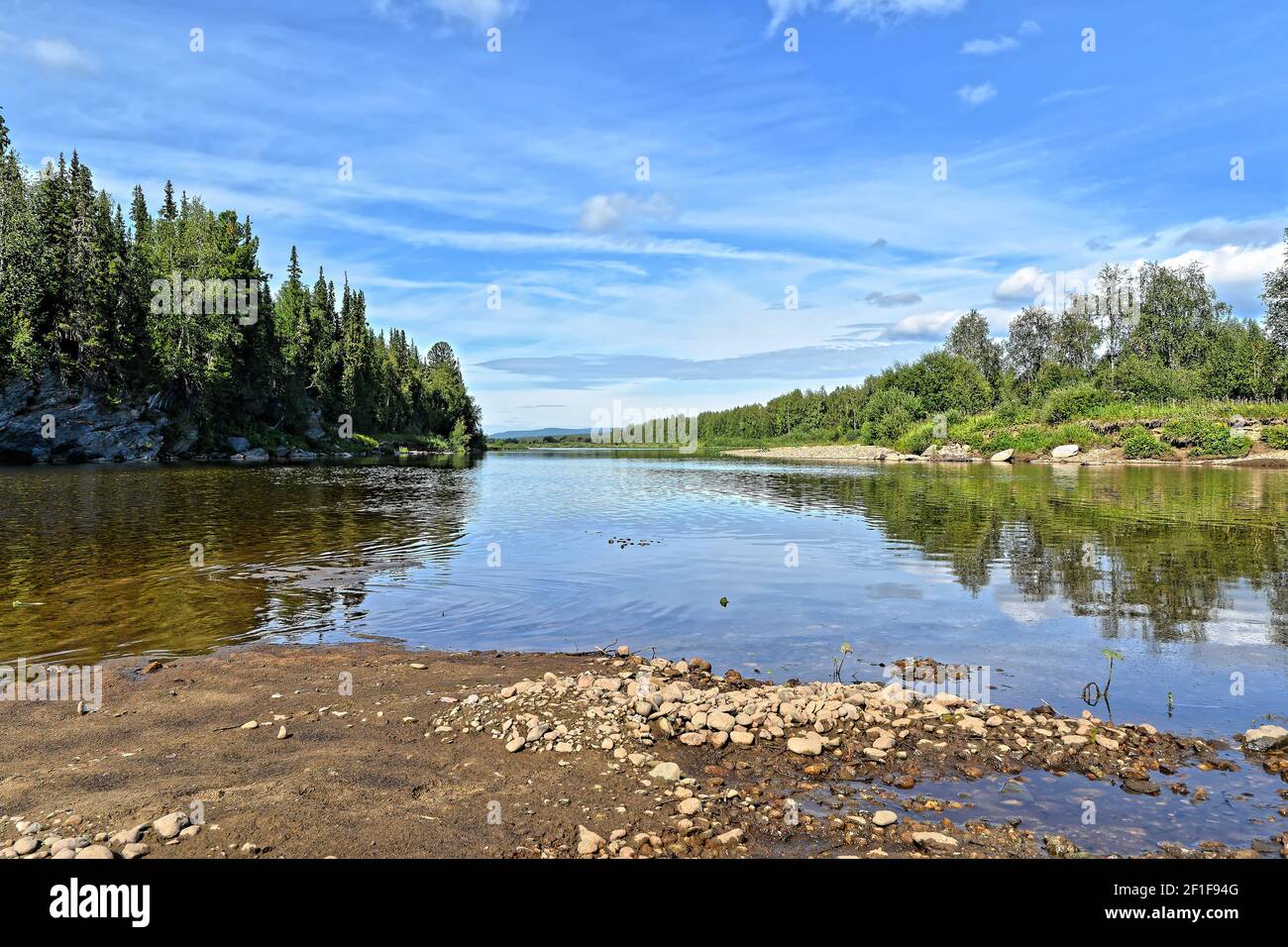 Summer in the Northern Urals. National Park "Yugyd Va", Virgin Komi ...