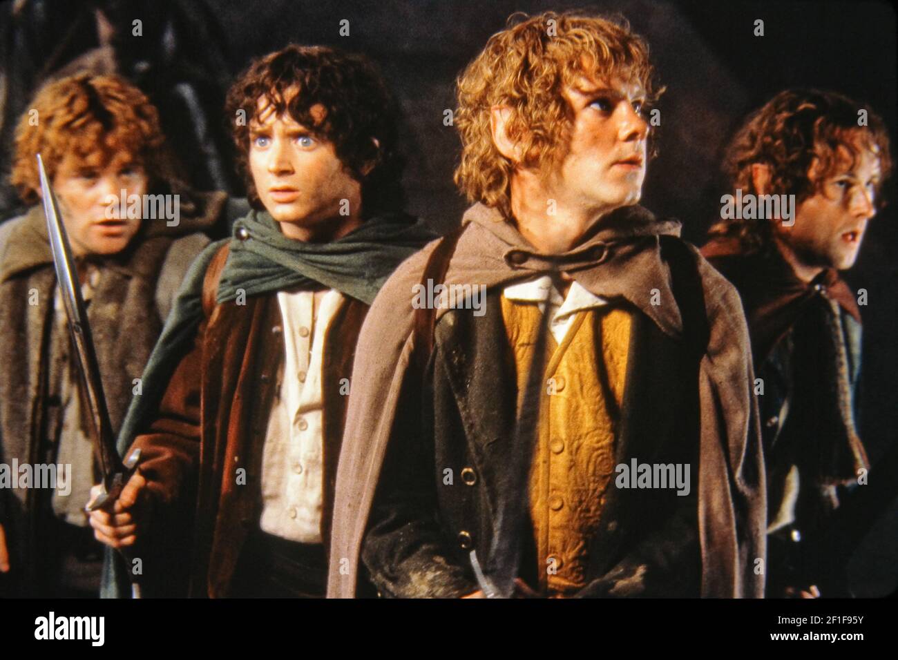 Elijah Wood, Sean Astin, "The Lord of The Rings" (2001) New Line Cinema ...