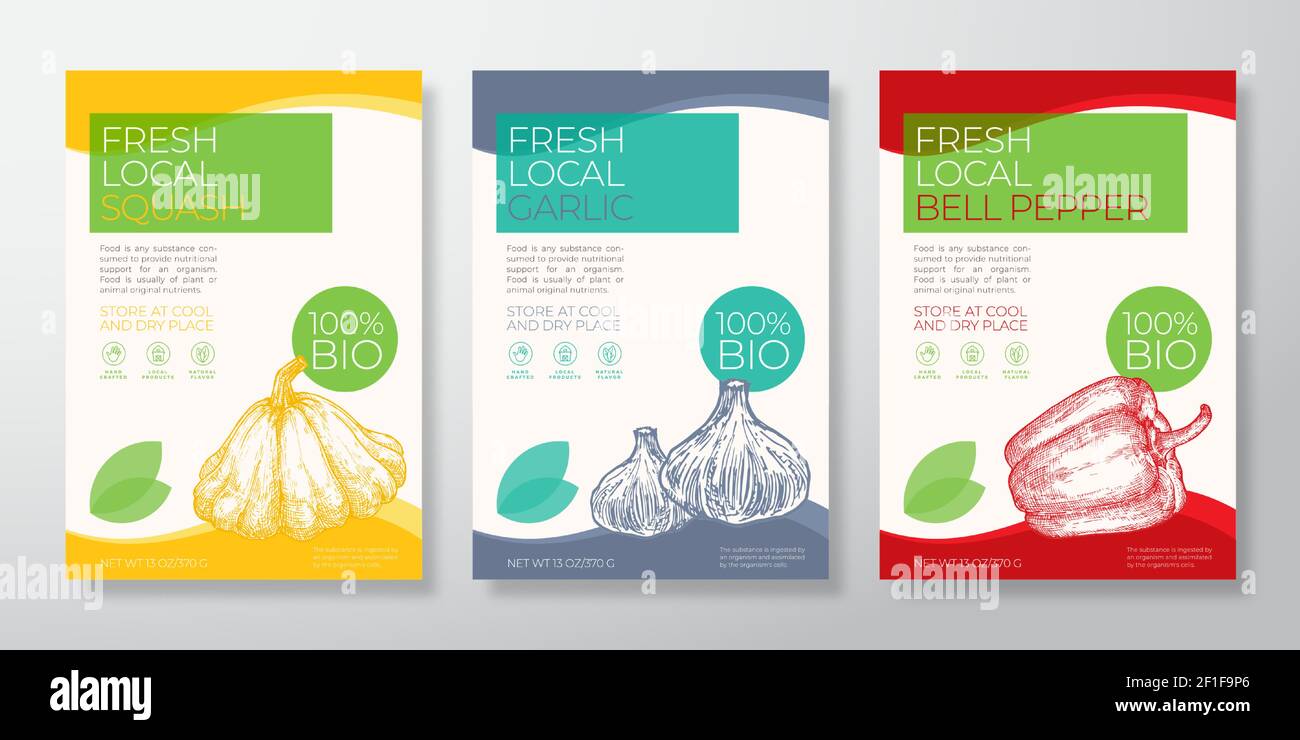 Food Packaging Design Layout