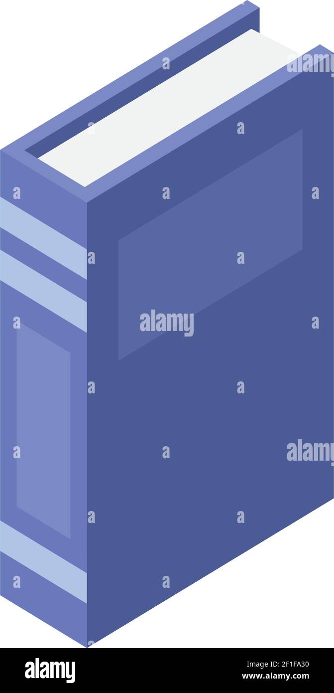 isometric blue book Stock Vector Image & Art - Alamy