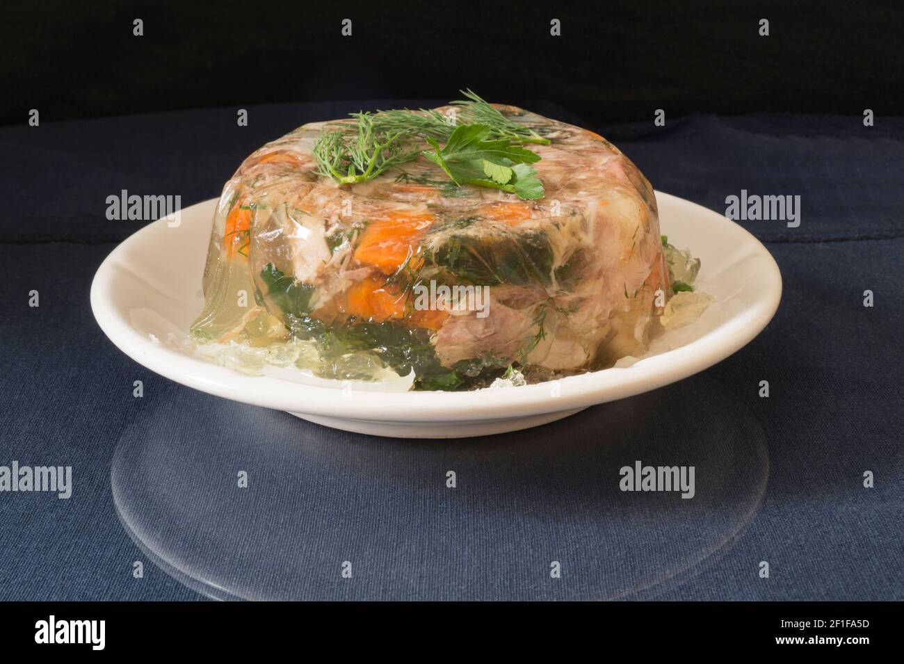 Traditional russian meat aspic hi-res stock photography and images - Alamy
