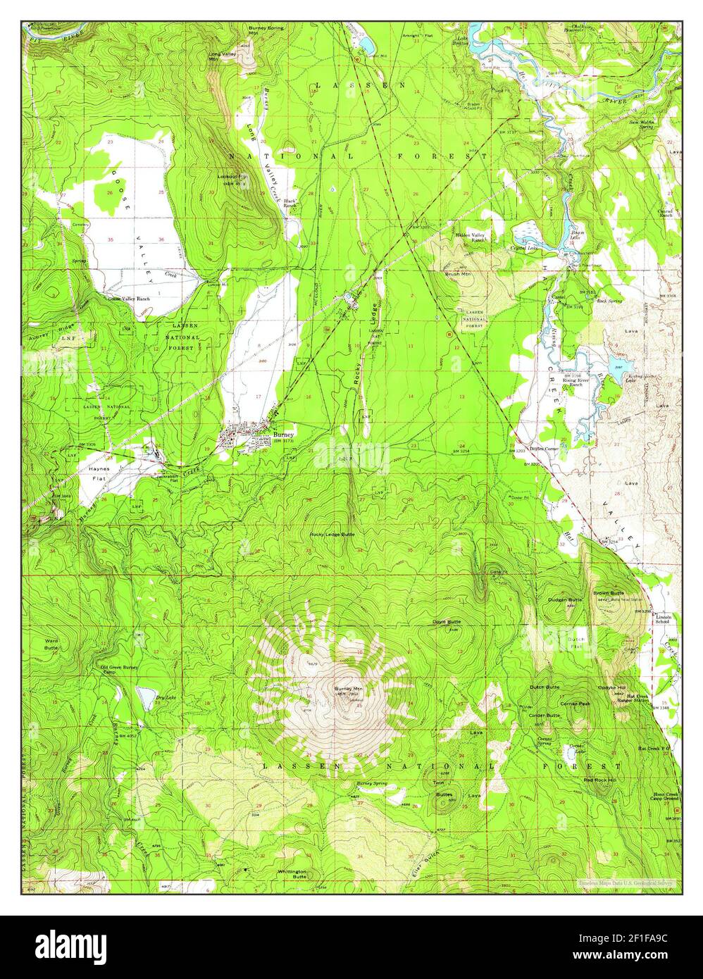 Map of california 1957 Cut Out Stock Images & Pictures - Alamy