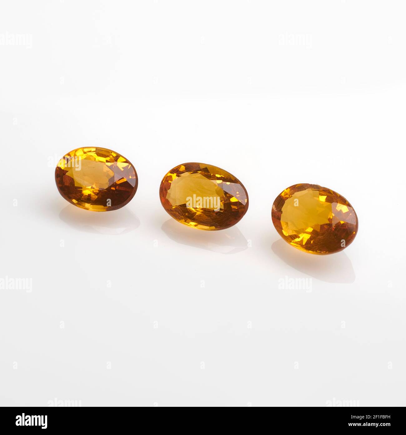Natural Zircon on a white background, Not Cut Out Stock Photo - Alamy