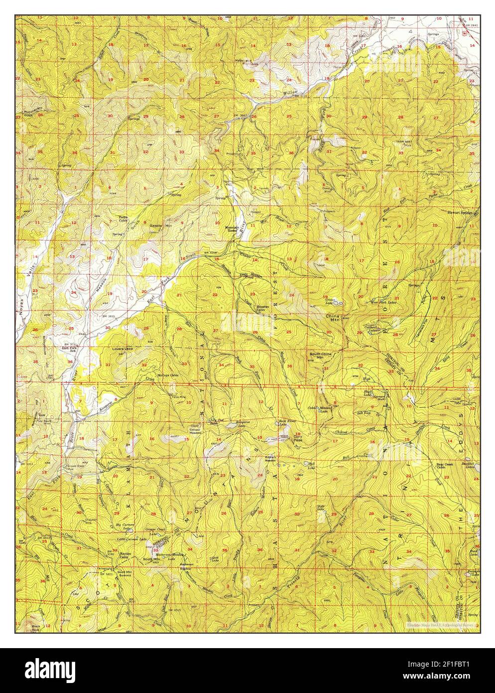 Topographical map of china Cut Out Stock Images & Pictures - Alamy