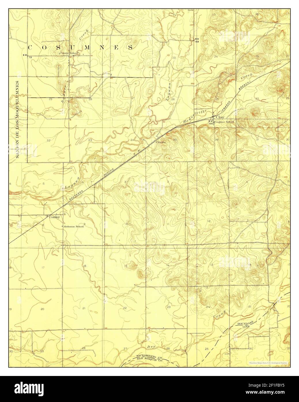 Clay, California, map 1909, 1:31680, United States of America by ...