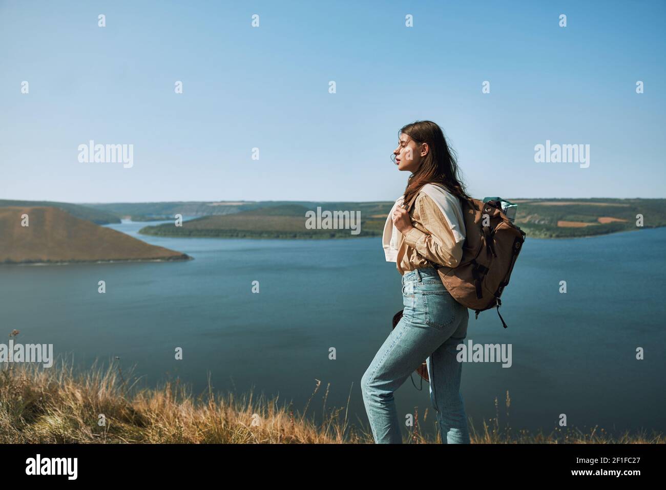 Outdoor backpack hi-res stock photography and images - Alamy