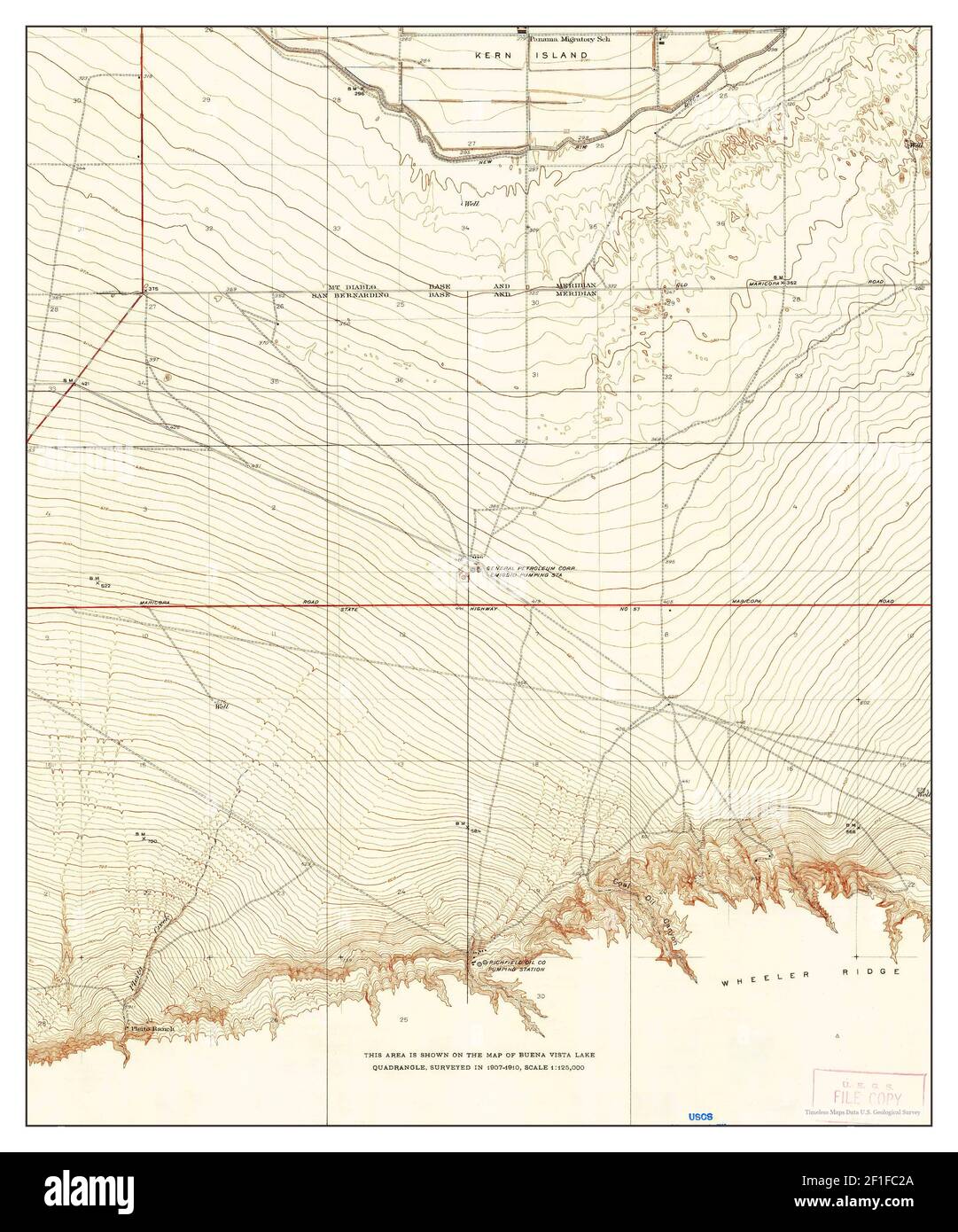 Coal Oil Canyon, California, map 1934, 1:31680, United States of ...