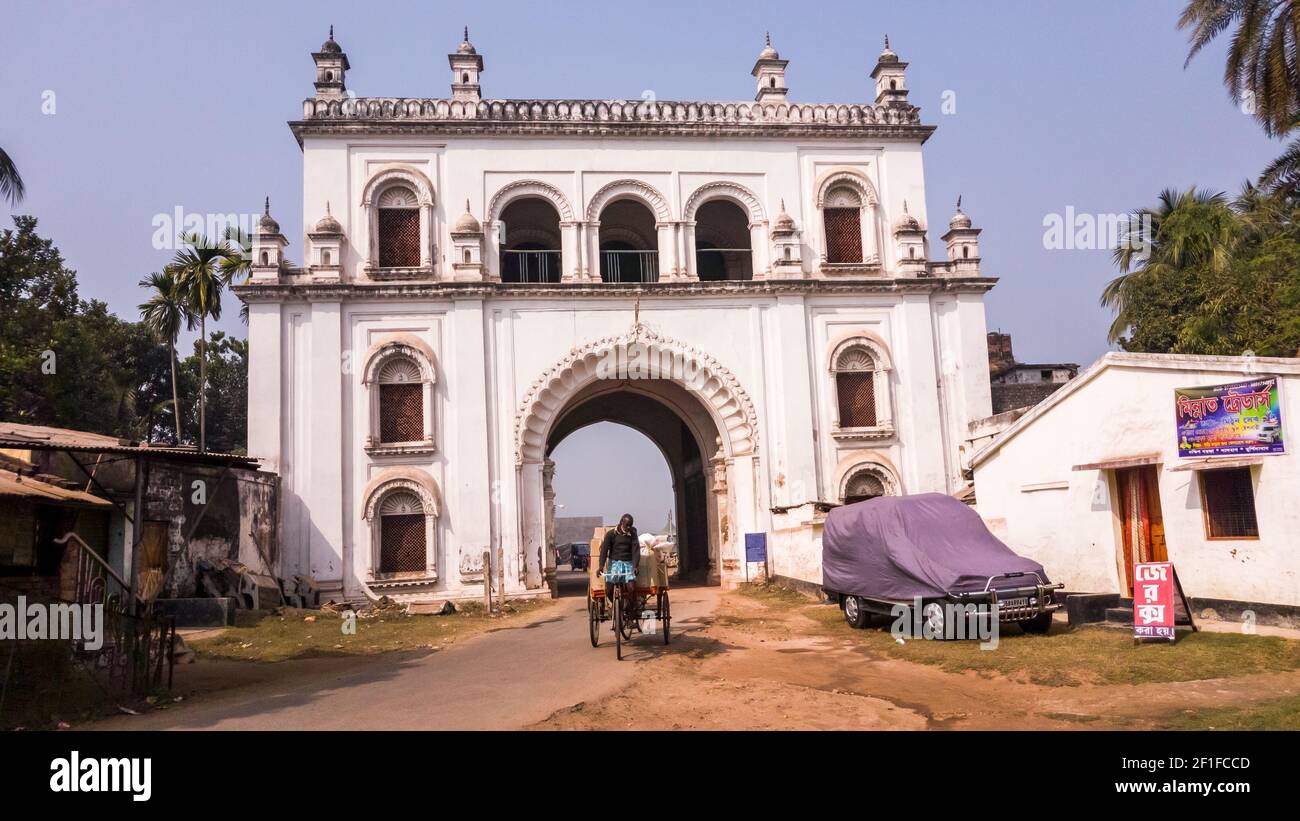 Murshidabad, West Bengal, India - January 2018: The ancient Tripolia ...