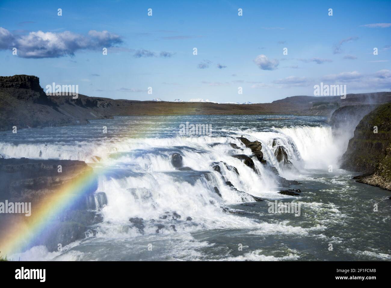 Beautiful famous gullfoss waterfall hi-res stock photography and images ...