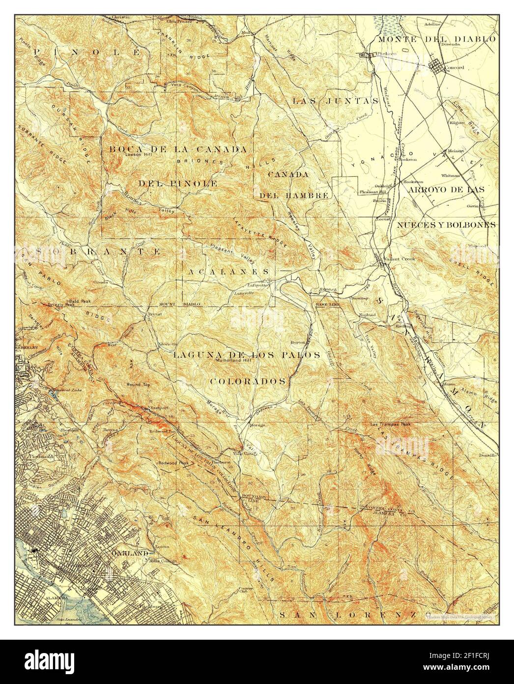 Vintage map of concord Cut Out Stock Images & Pictures - Alamy