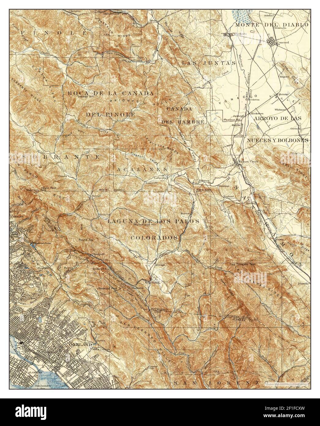 Vintage map of concord Cut Out Stock Images & Pictures - Alamy