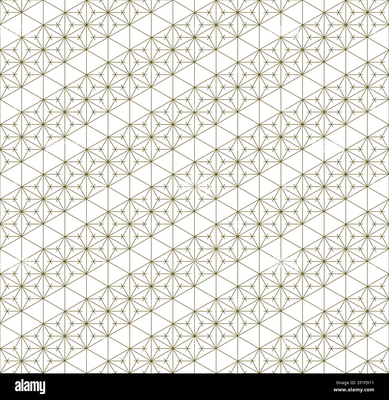 Japanese seamless Kumiko pattern in golden with .Thin lines Stock ...