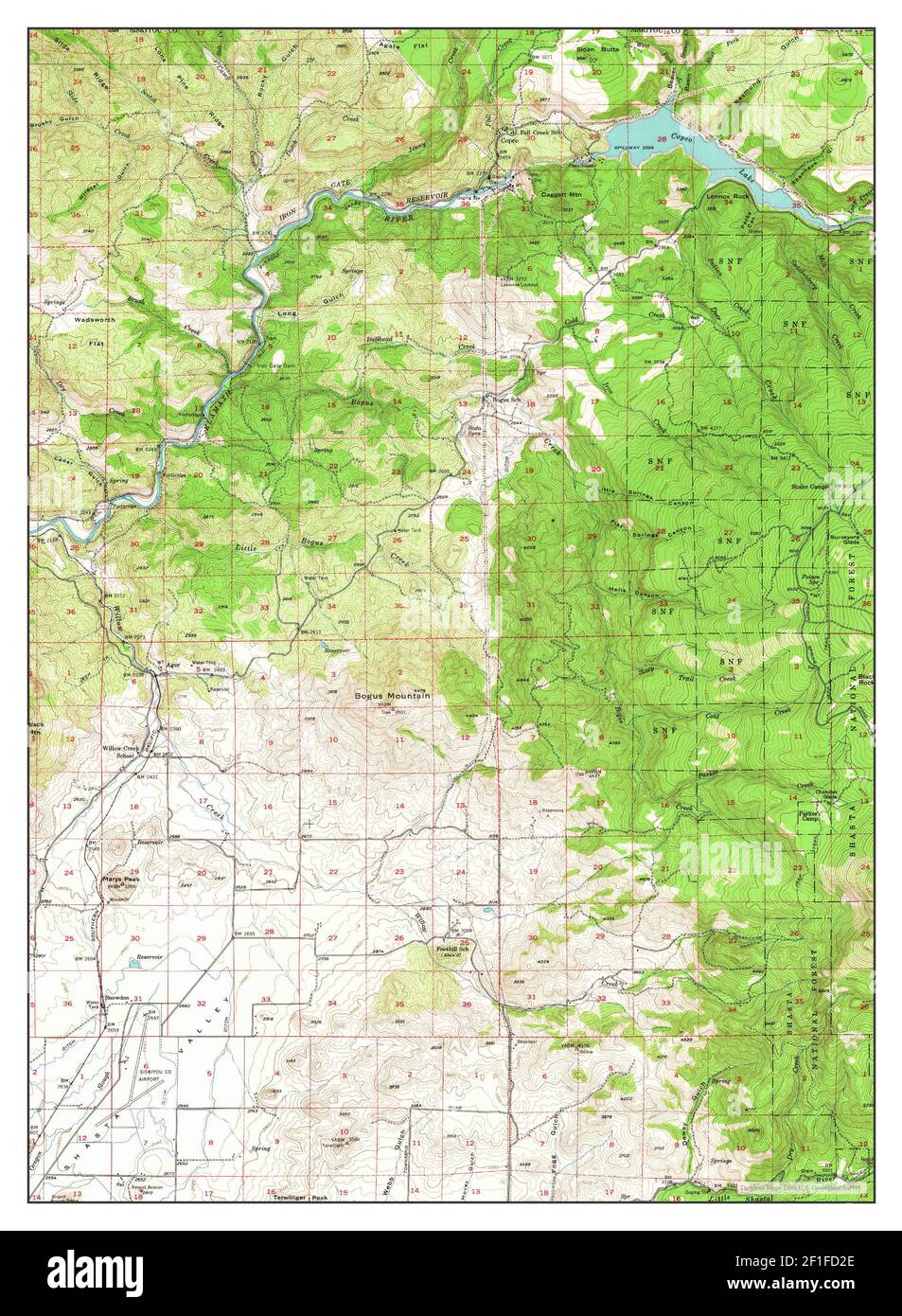 Copco, California, map 1954, 1:62500, United States of America by ...