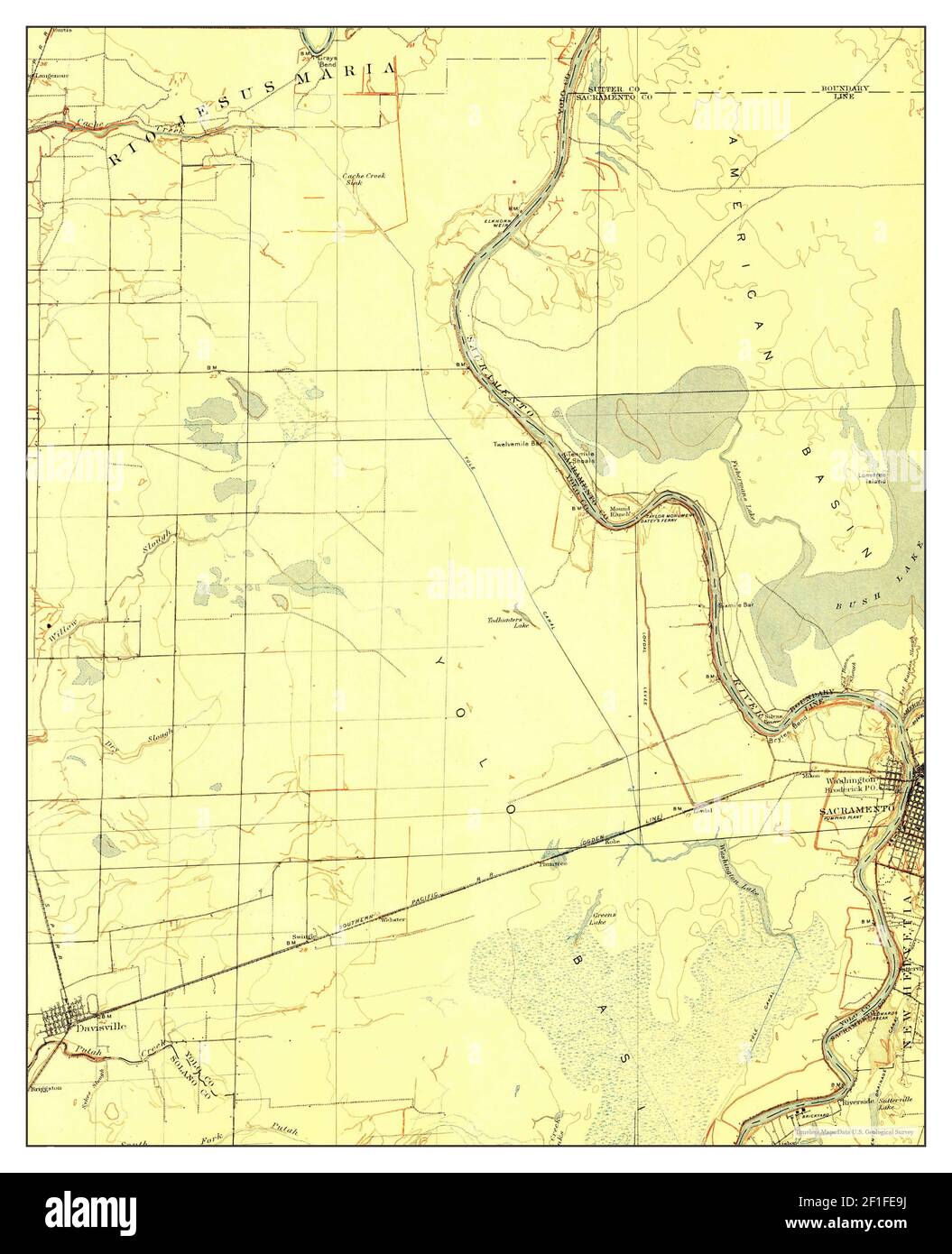 Map of davisville Cut Out Stock Images & Pictures - Alamy