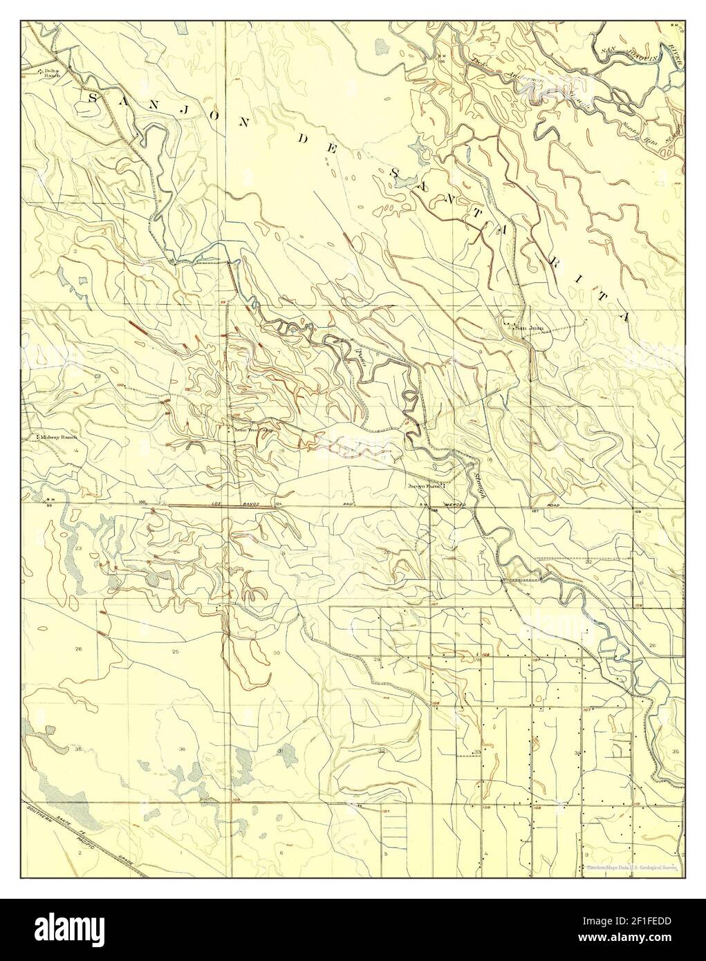 Delta Ranch, California, map 1922, 1:31680, United States of America by ...