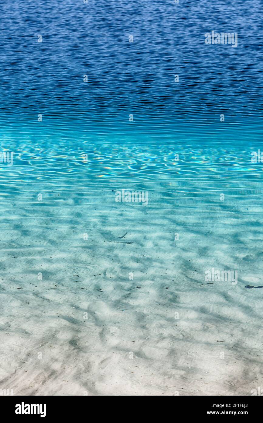 The concept of relax in the clean water near coastline Stock Photo - Alamy