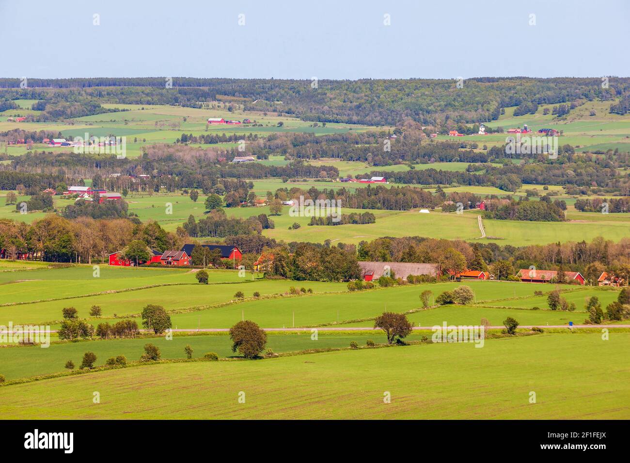 Aerial sweden fields hi-res stock photography and images - Alamy