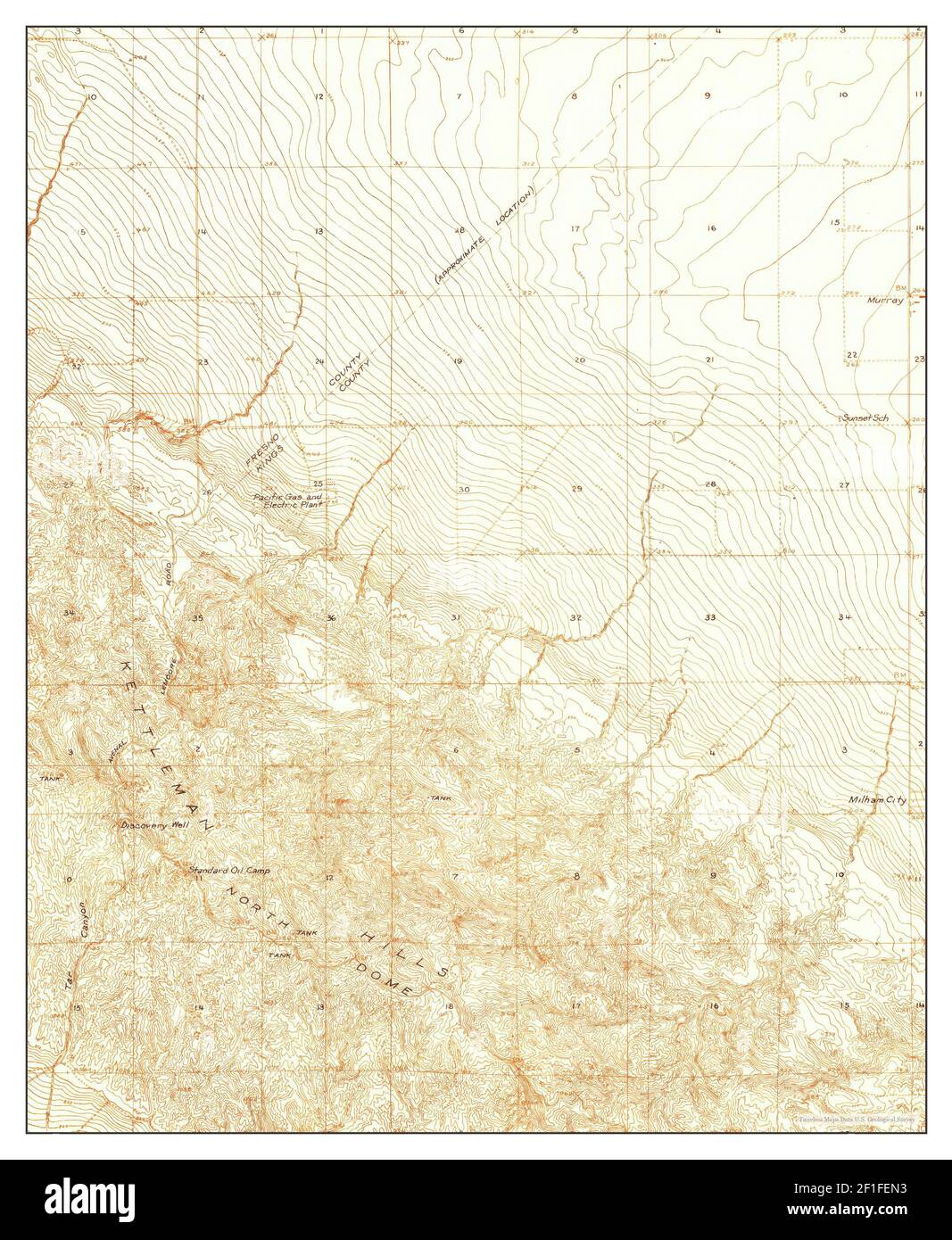 1930 map of california hi-res stock photography and images - Alamy