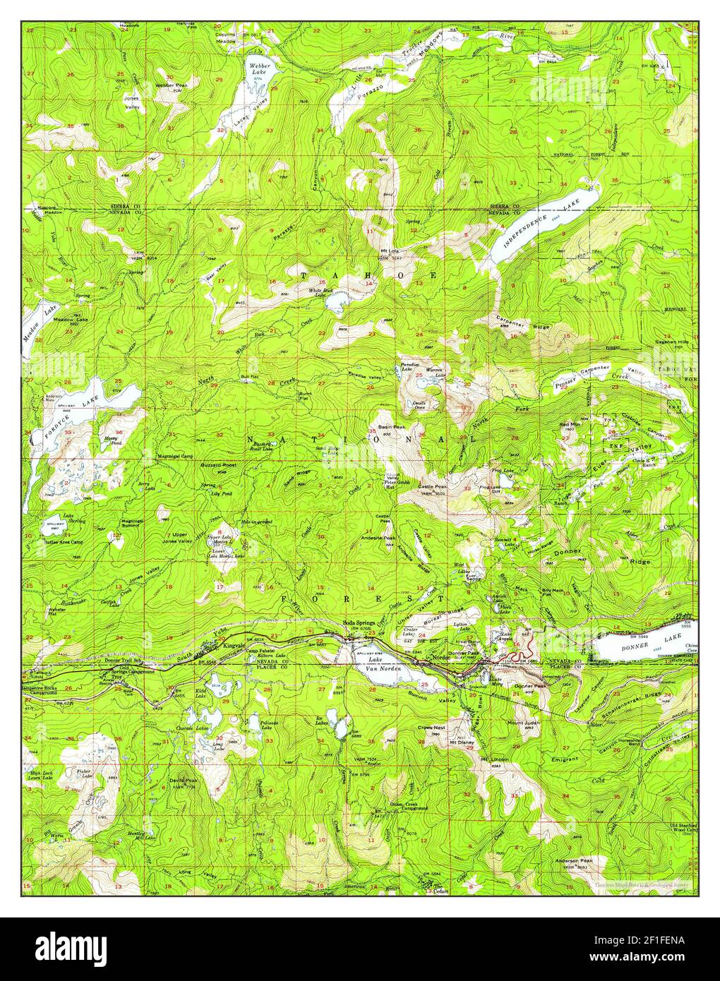 Donner pass Cut Out Stock Images & Pictures - Alamy