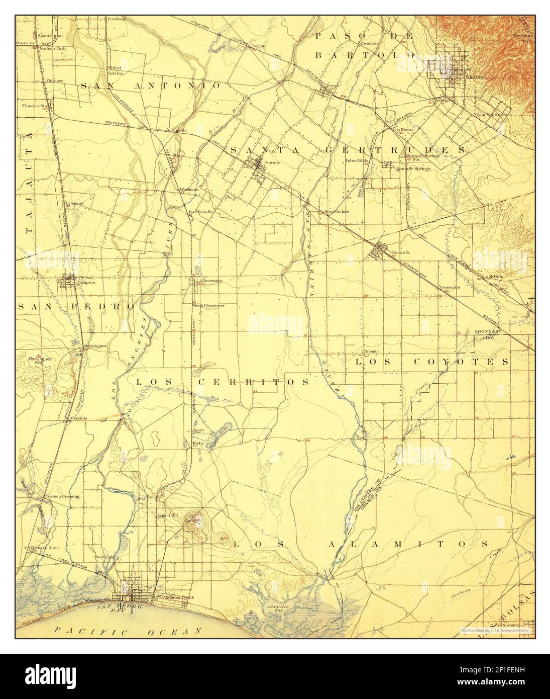 Mapa De Downey, California