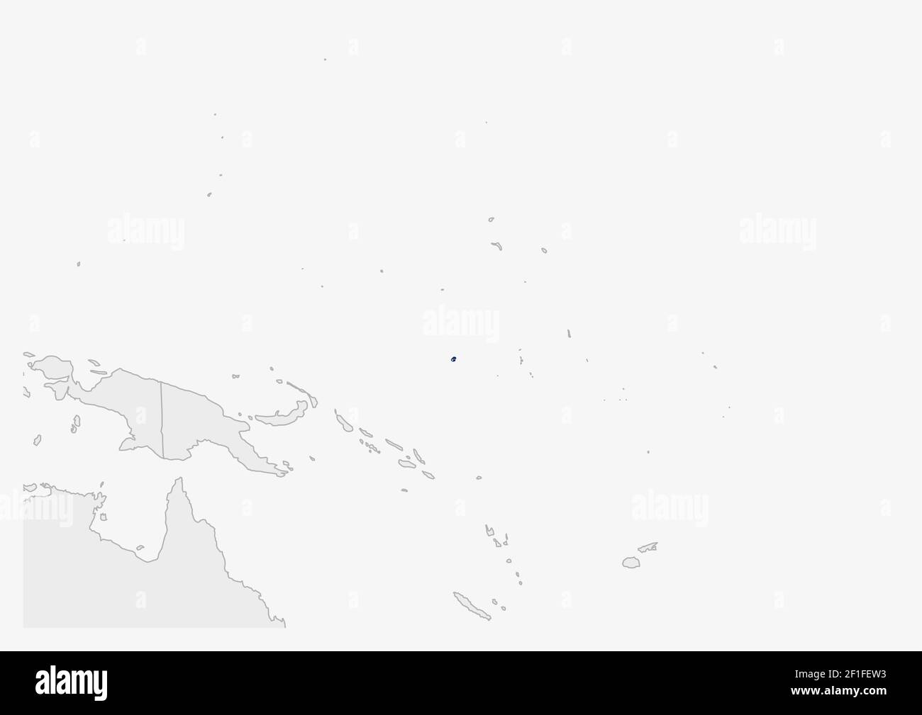 Nauru map highlighted in Nauru flag colors, gray map with neighboring ...