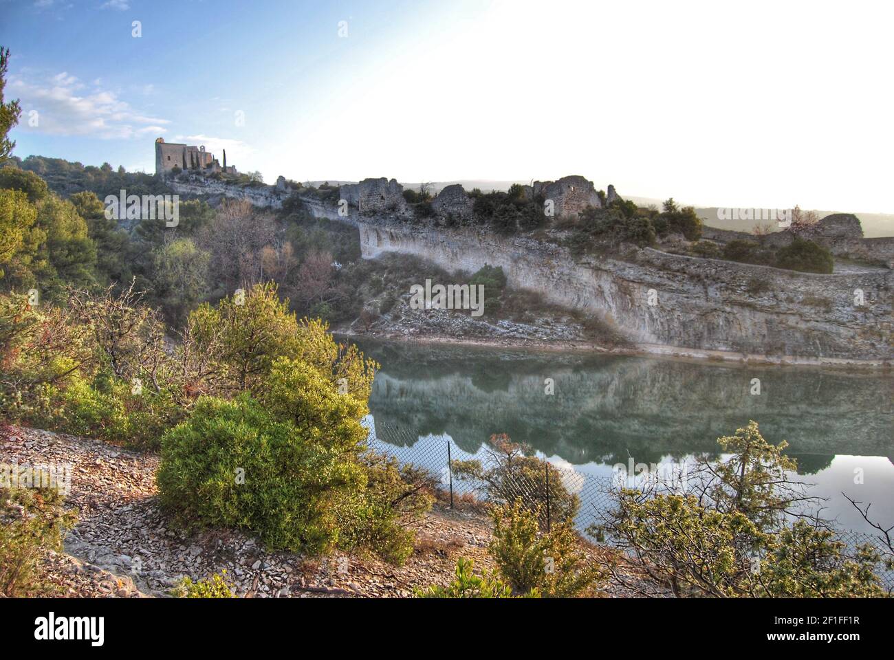 Medieval ruins in Provence Stock Photo - Alamy