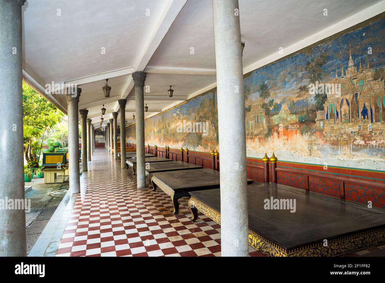 The Silver Pagoda, Phnom Penh, Cambodia, Asia Stock Photo - Alamy