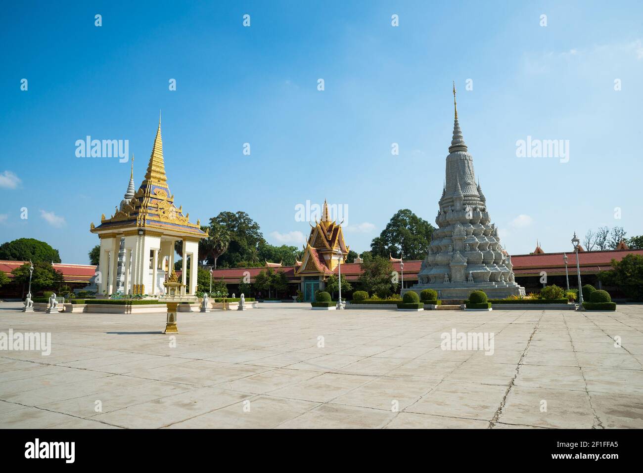 The Silver Pagoda, Phnom Penh, Cambodia, Asia Stock Photo - Alamy