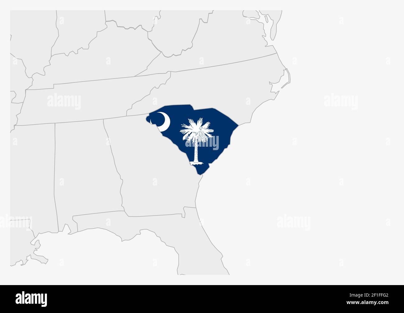 Us state south carolina map hi-res stock photography and images - Alamy