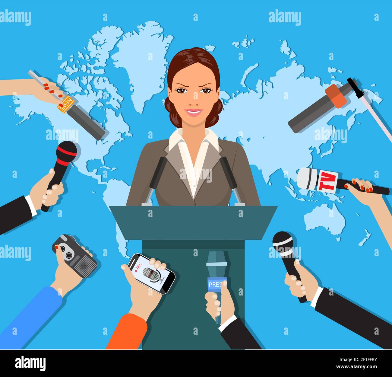 News social records Stock Vector Images - Alamy