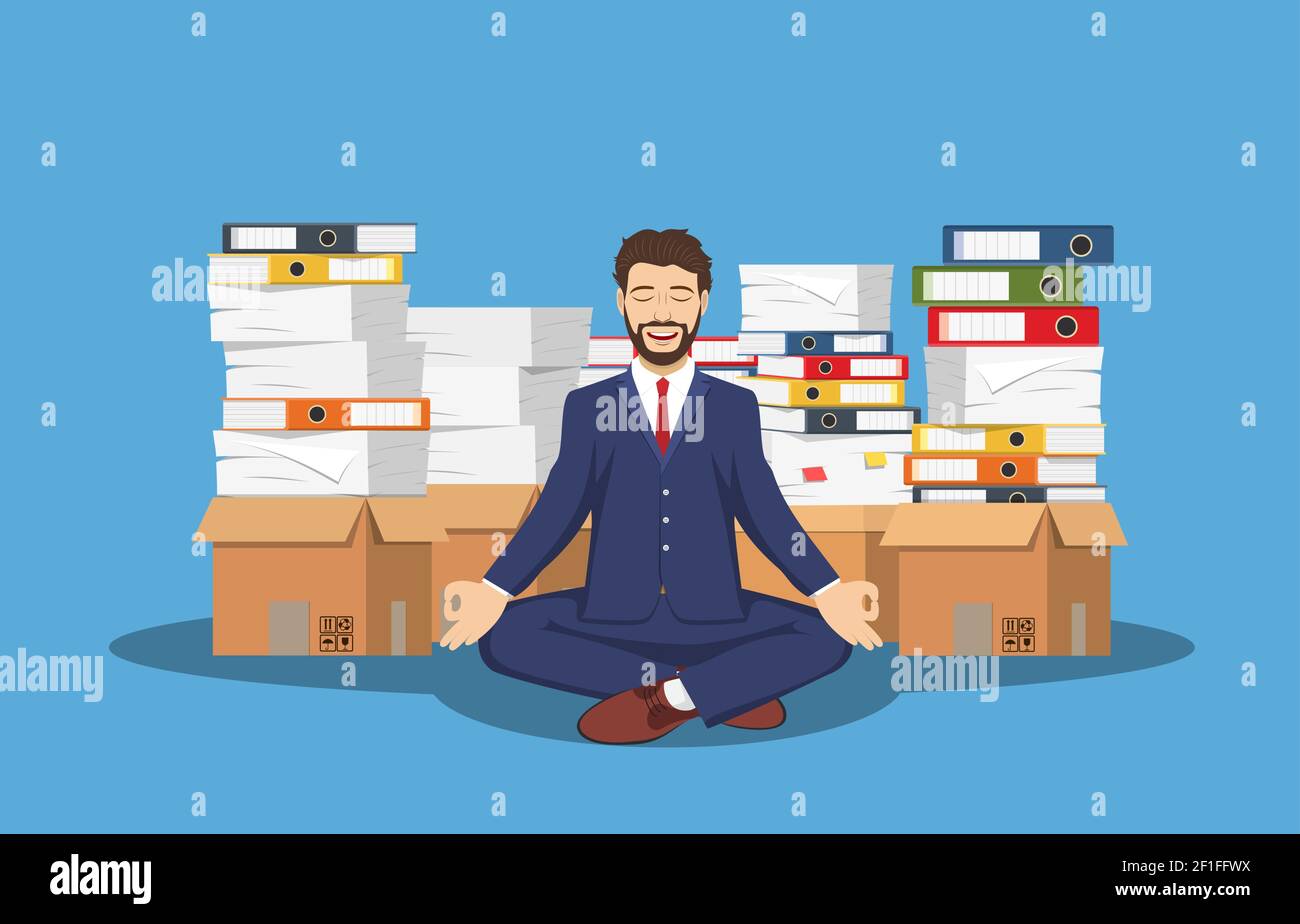 Person in lotus position Stock Vector Images - Alamy