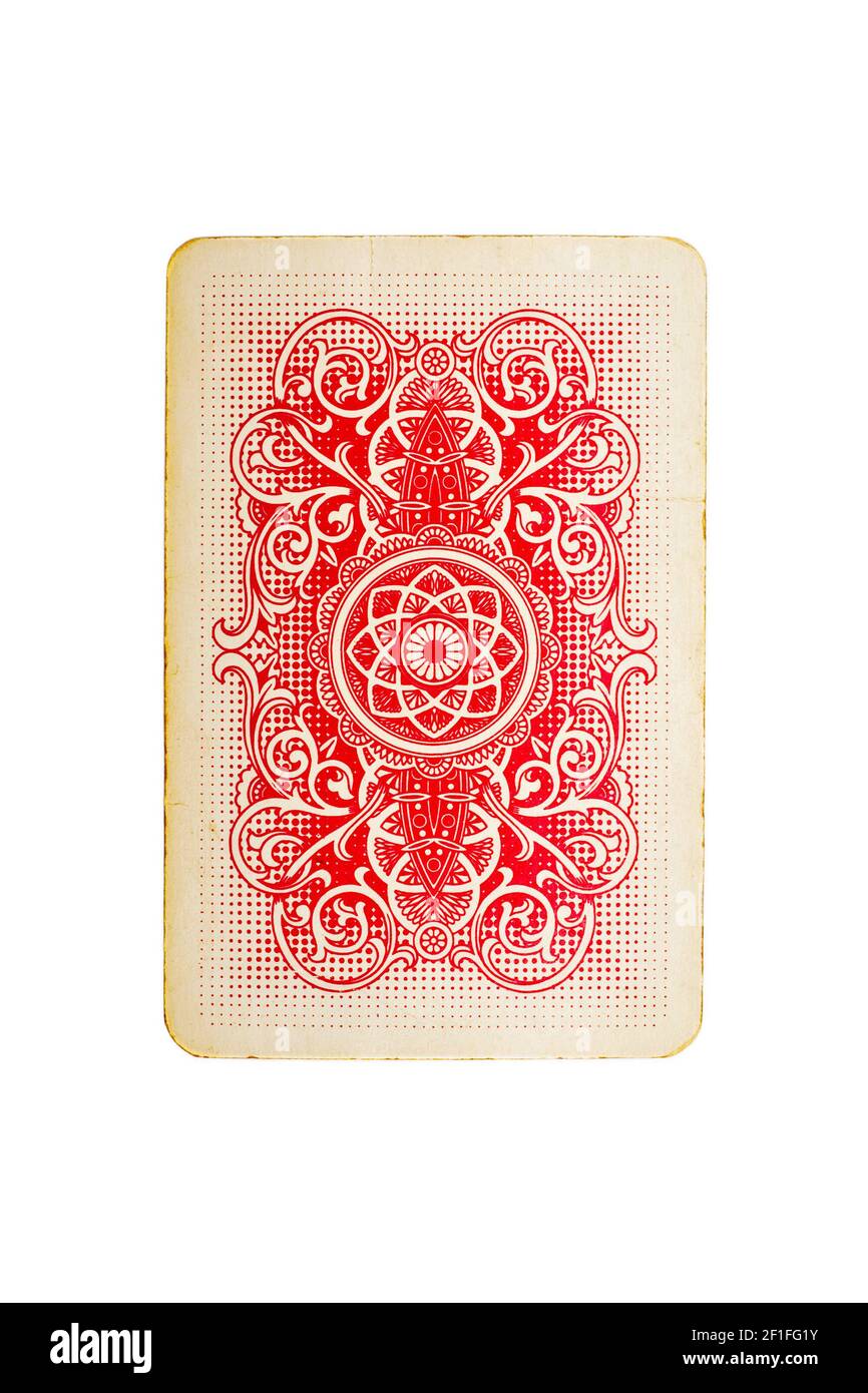 Back of playing card hi-res stock photography and images - Alamy