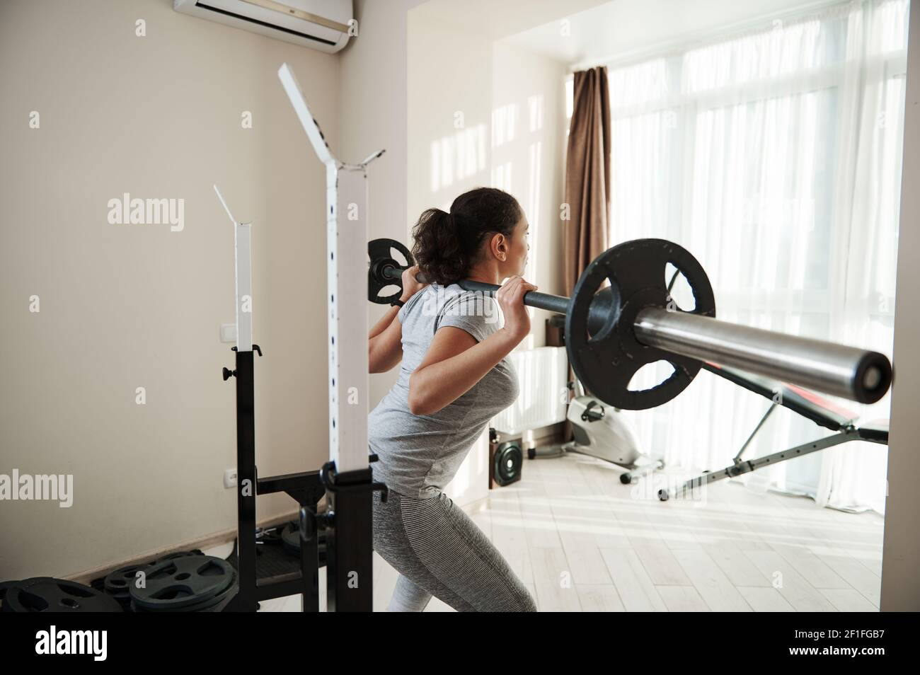 Squats At Home High Resolution Stock Photography and Images - Alamy