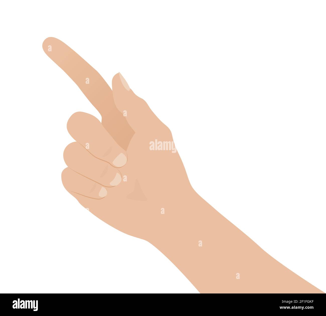 Flat hand palm up hi-res stock photography and images - Alamy