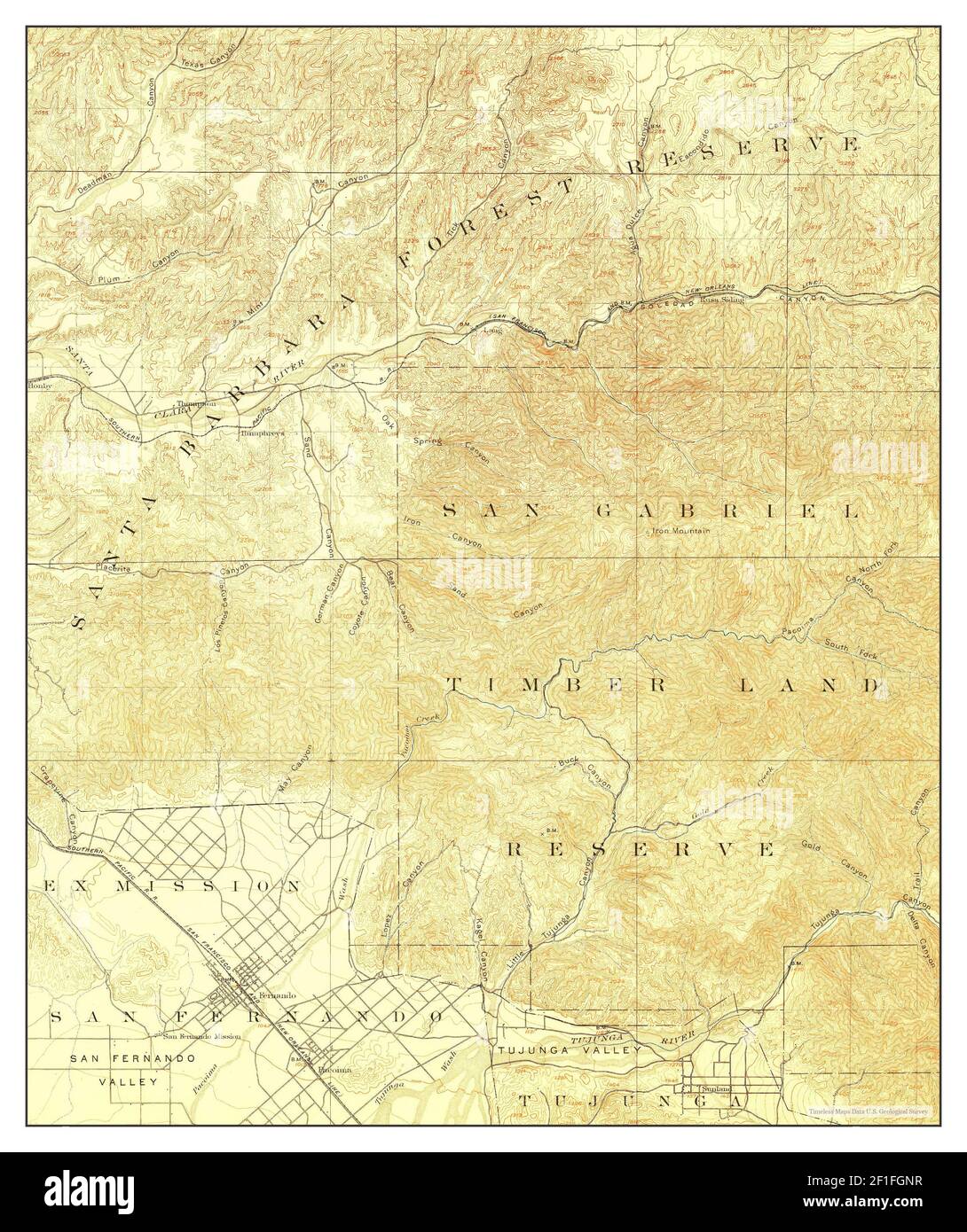 California map 1900 hi-res stock photography and images - Alamy
