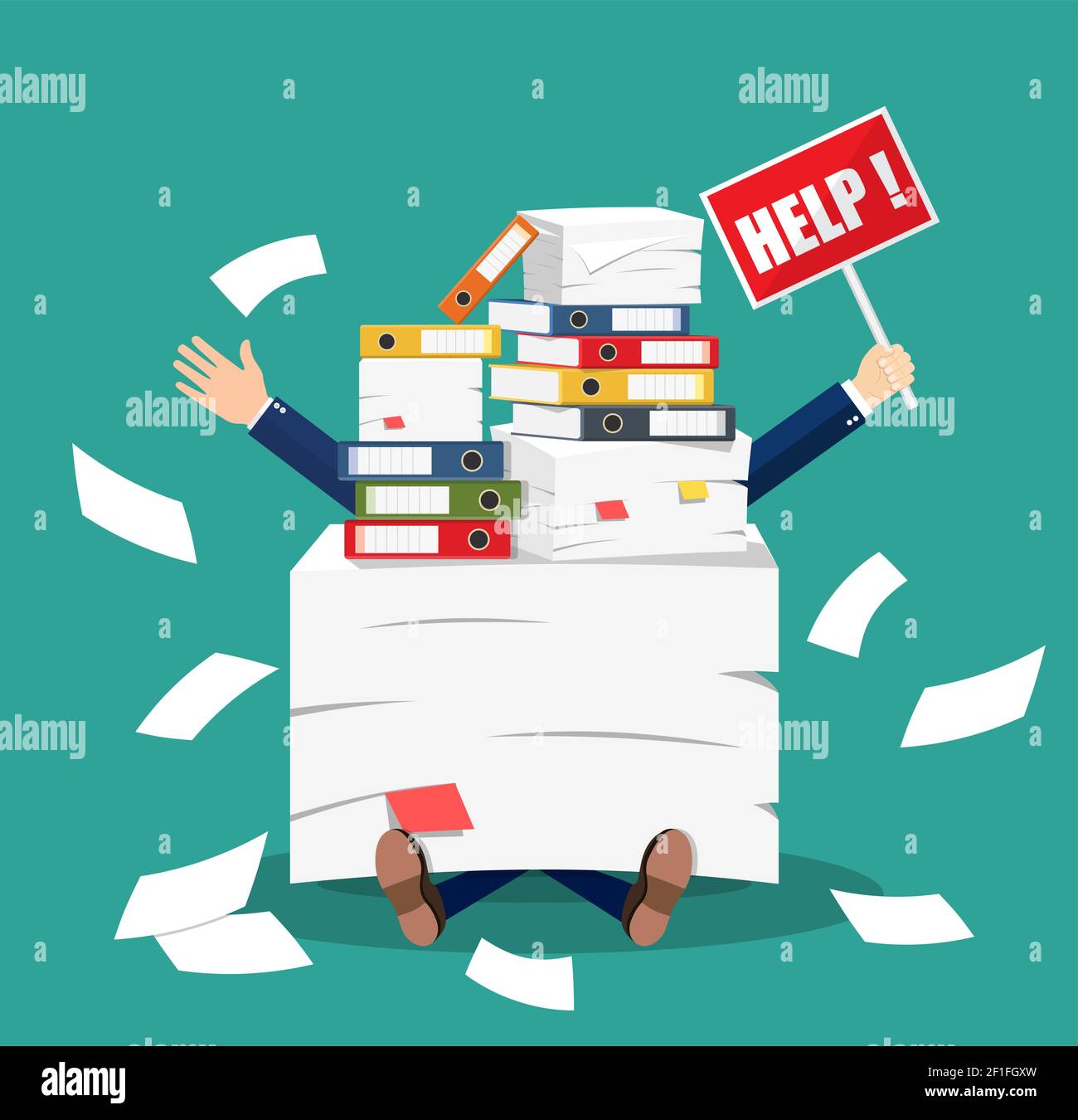 Under papers Stock Vector Images - Alamy