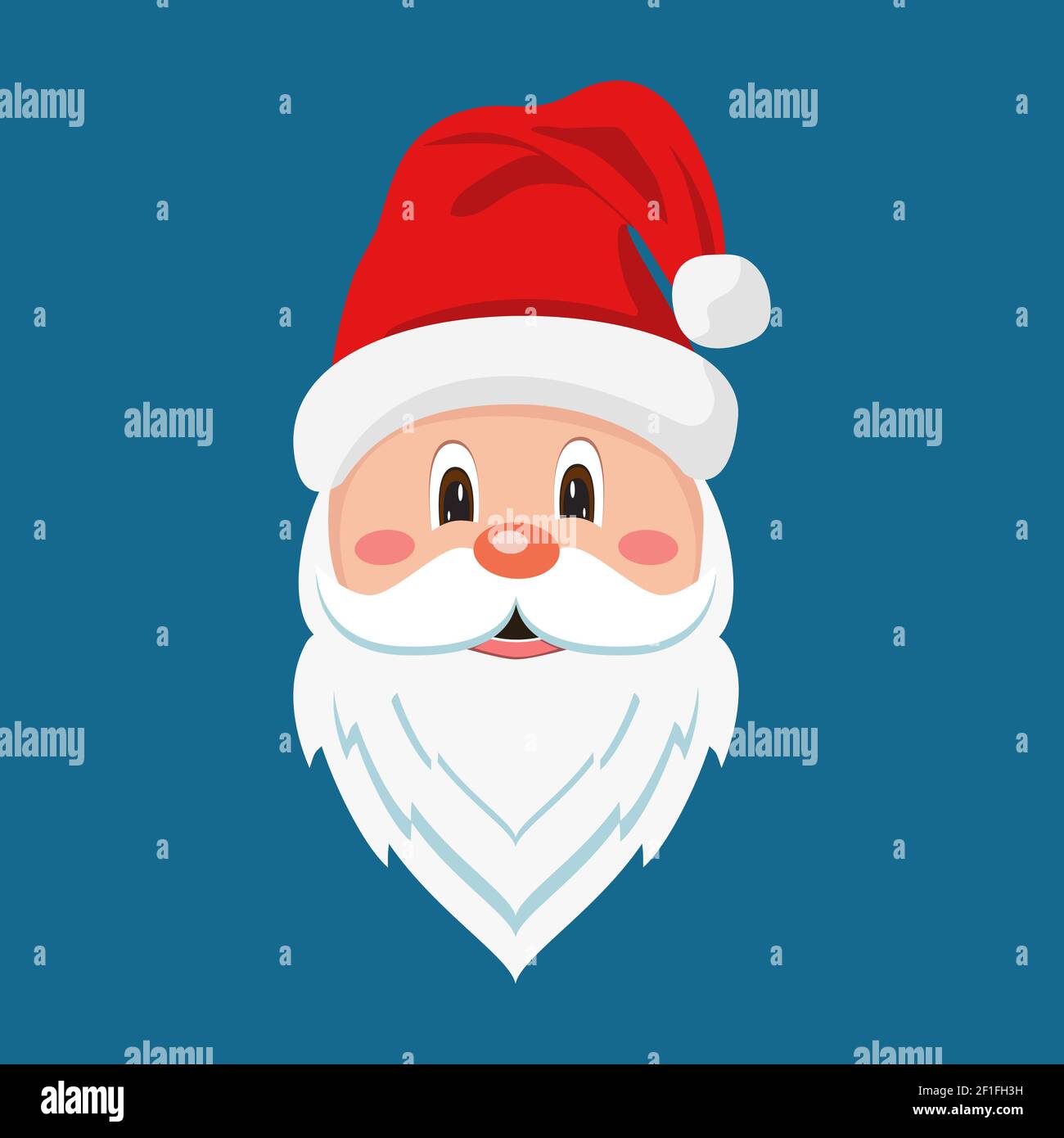 Santa Claus icon Stock Vector Image & Art - Alamy