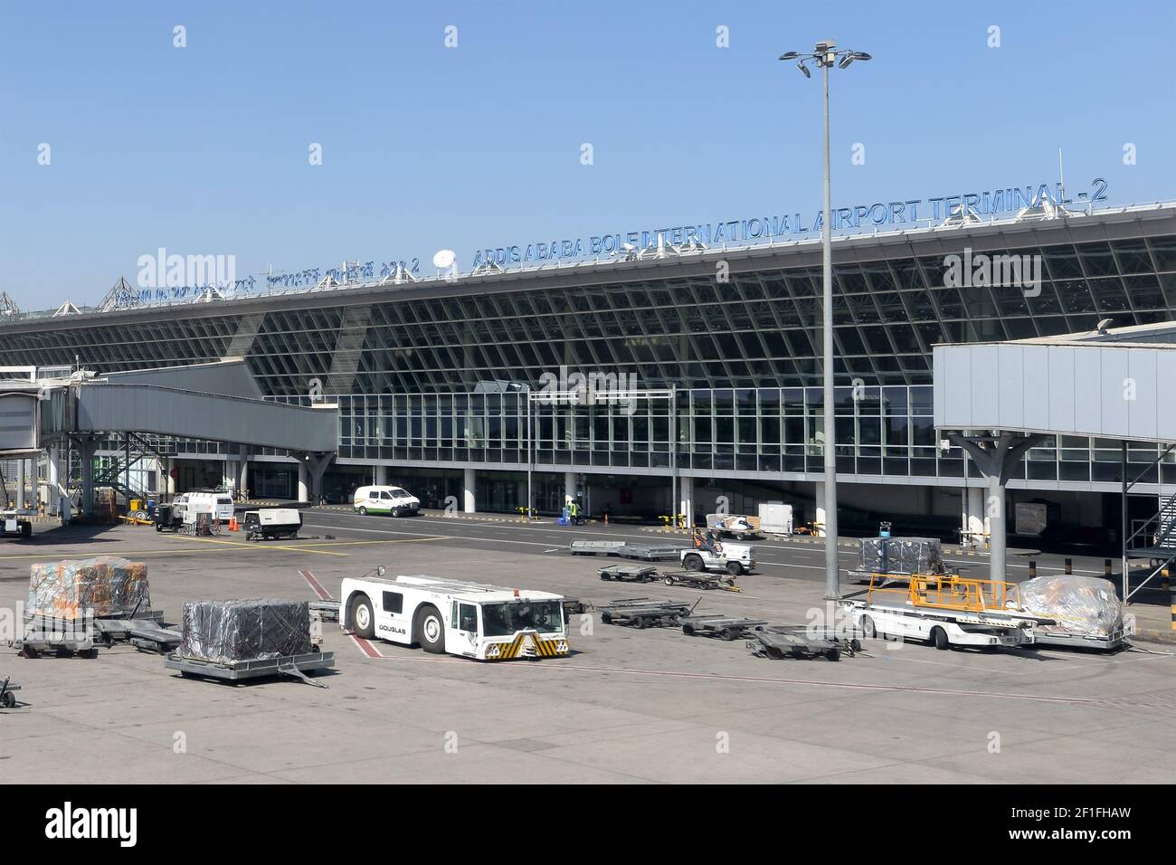 Passengers Terminal at Addis Ababa Bole International Airport, in Ethiopia, Africa Stock Photo ...