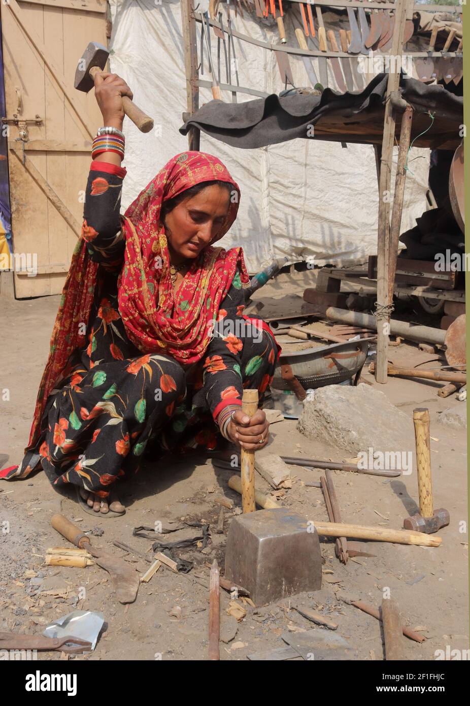 Indian blacksmith hi-res stock photography and images - Alamy