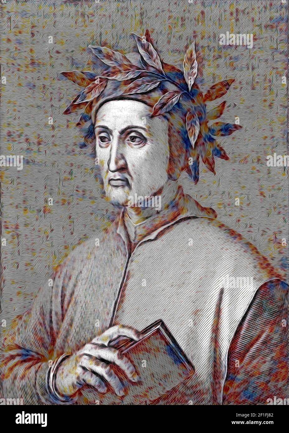 Dante Alighieri, 1265 - 1321, Italian poet and philosopher Stock Photo ...