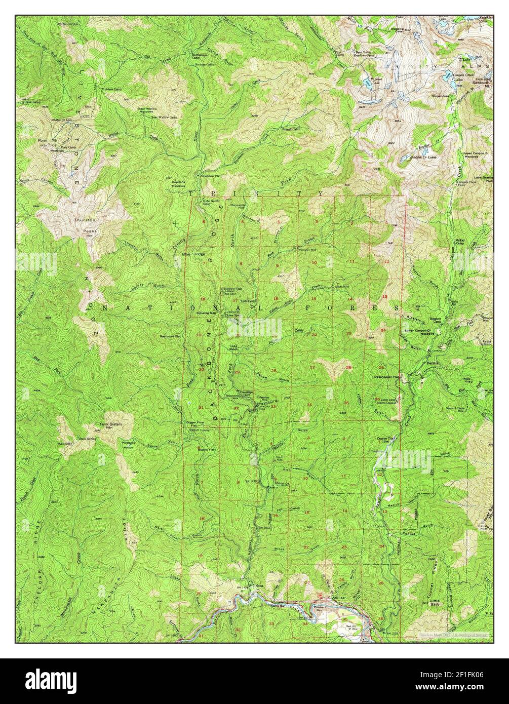 Helena, California, map 1951, 1:62500, United States of America by ...