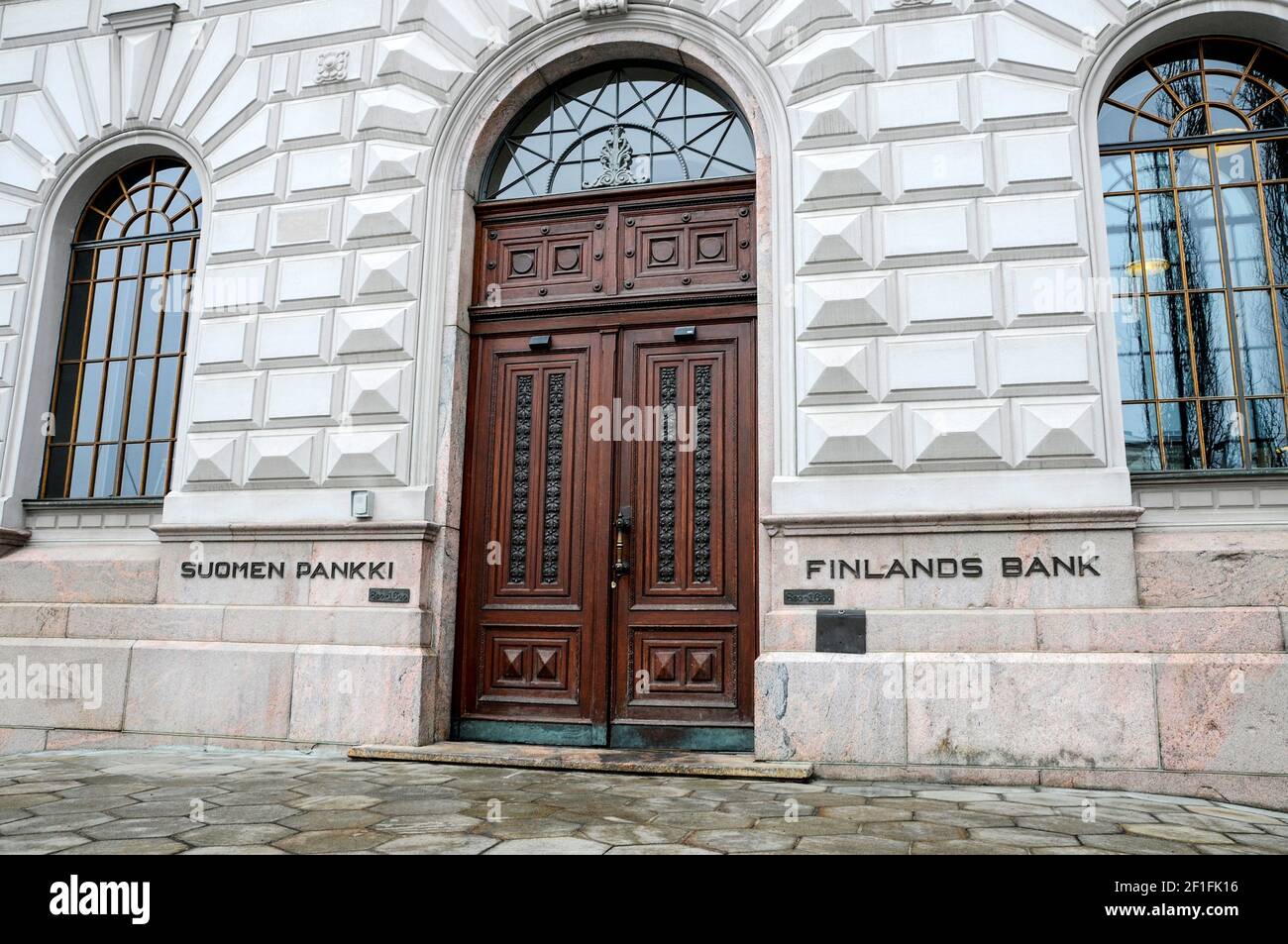 The Finlands Bank in Helsinki, Finland. It is the fourth oldest central ...