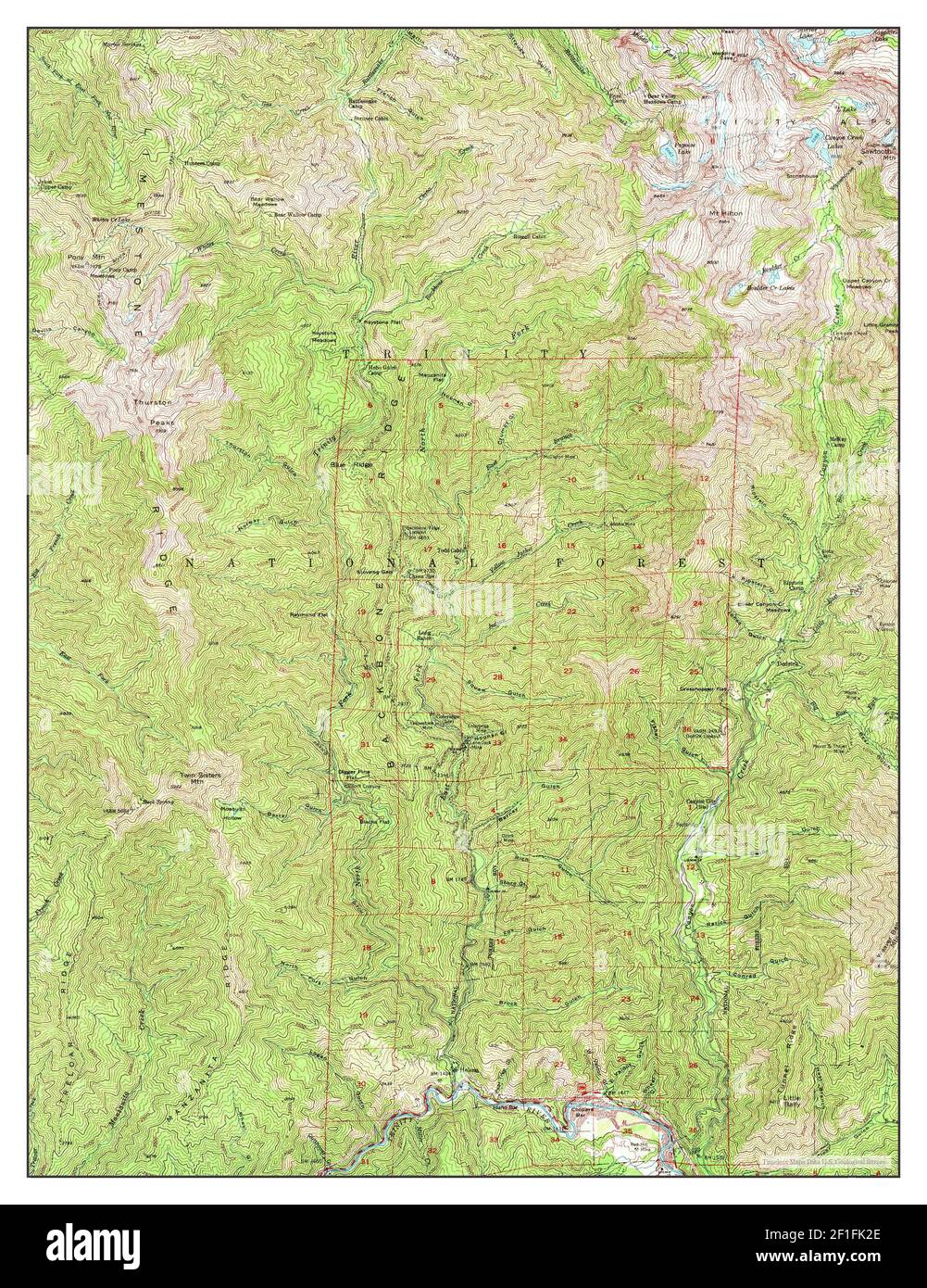 Old map of helena Cut Out Stock Images & Pictures - Alamy