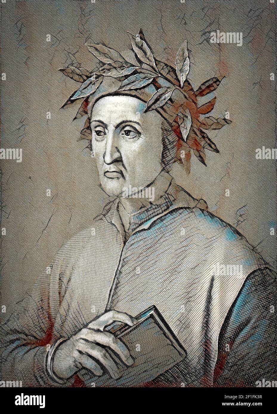 Dante Alighieri, 1265 - 1321, Italian poet and philosopher Stock Photo ...